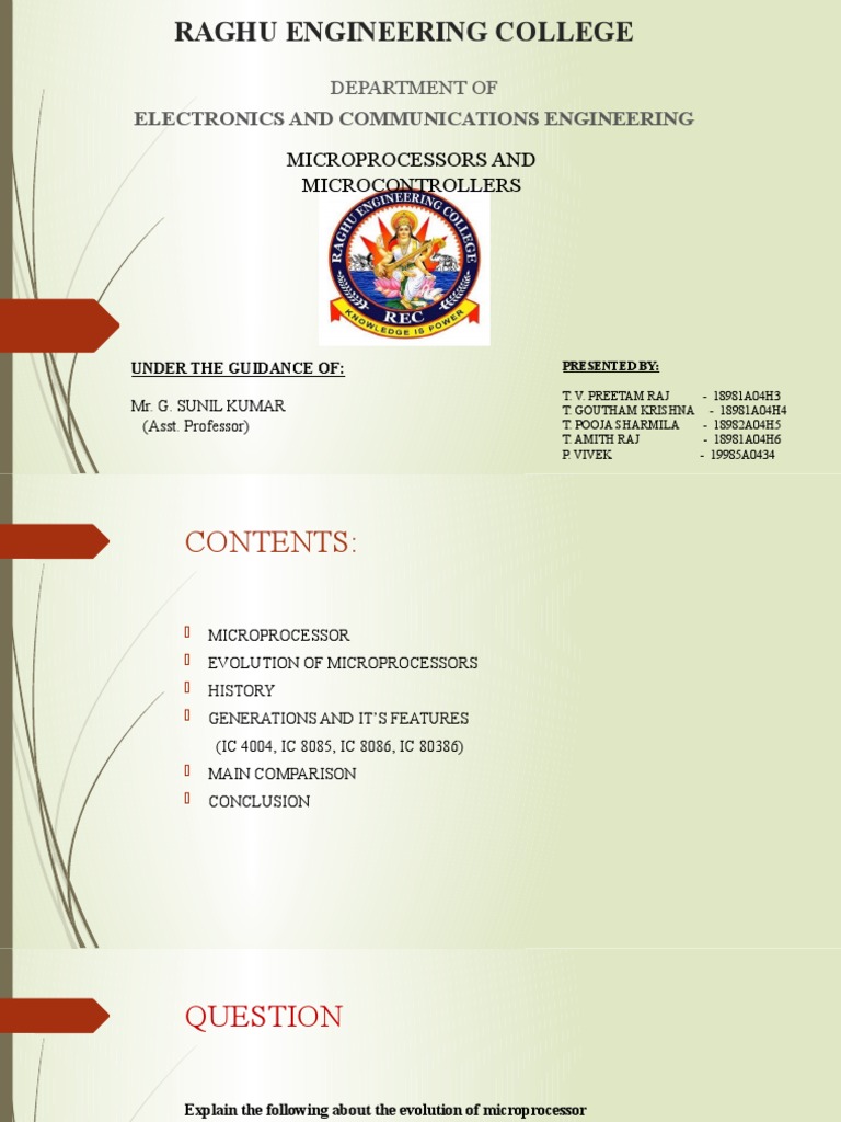 Evolution of Microprocessors | Download Free PDF | Microprocessor | Central Processing Unit
