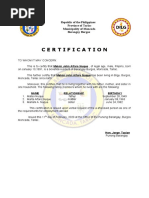 Certificate of Business Closure | PDF