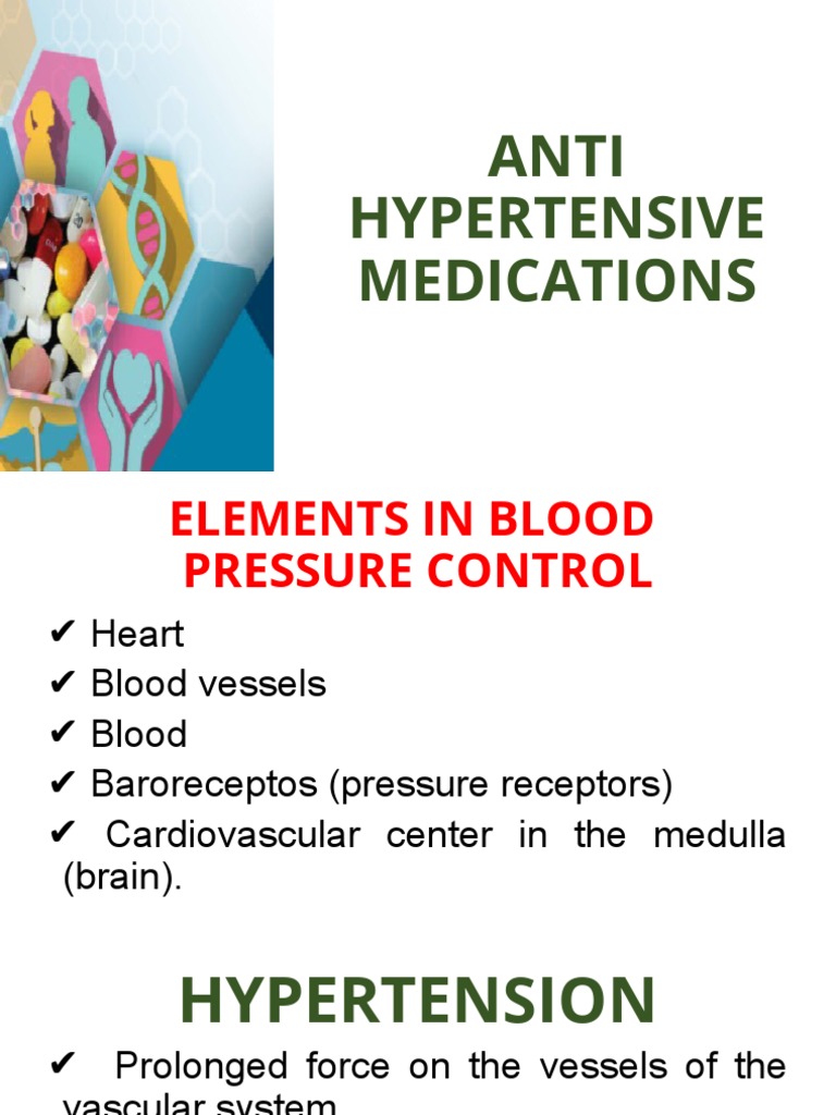 Antihypertensive Medications | PDF | Hypertension | Angiotensin