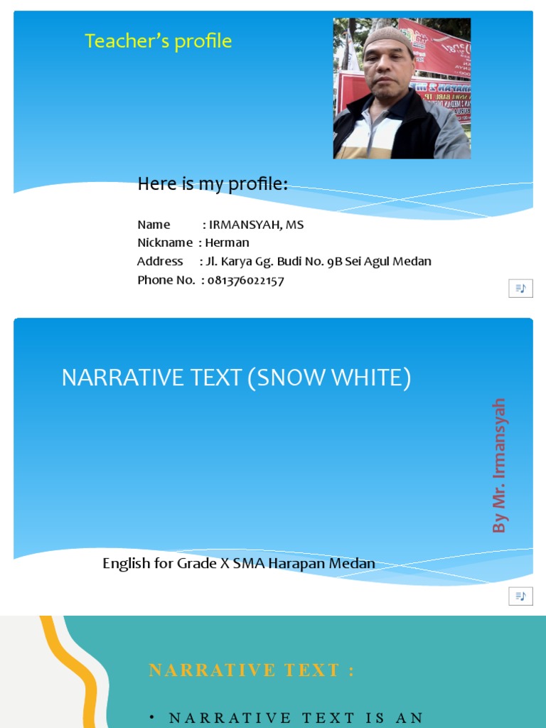 Narrative Text (Snow White) | PDF | Snow White | Language Mechanics