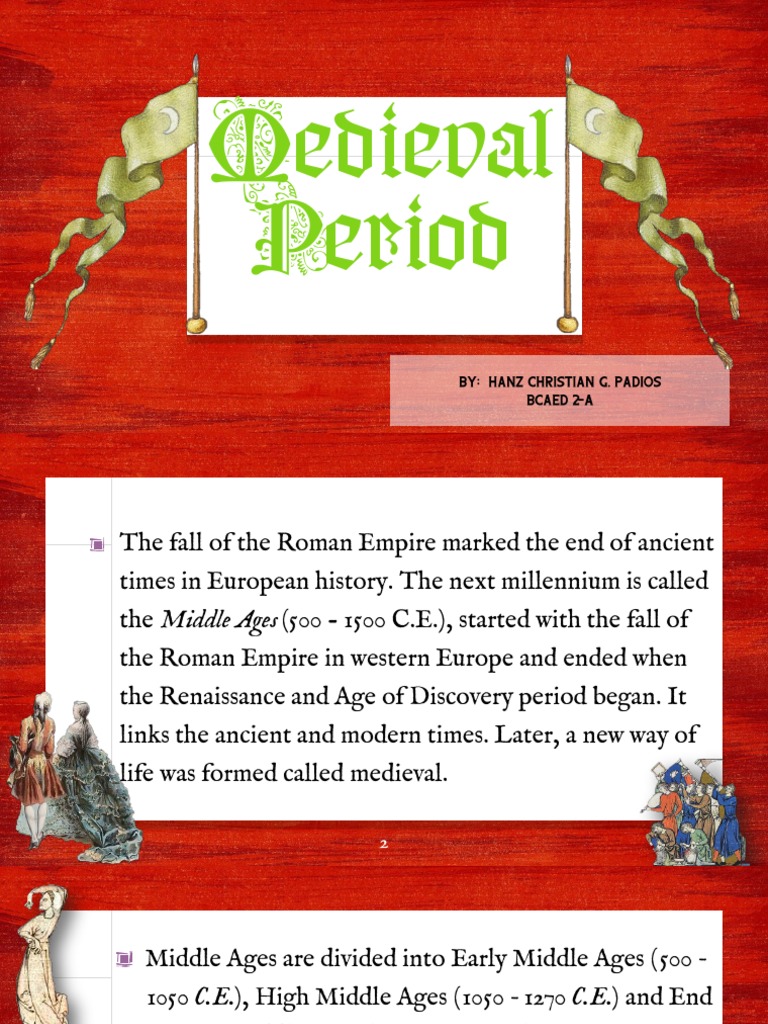 PADIOS Medieval Period | PDF | Crusades | Middle Ages