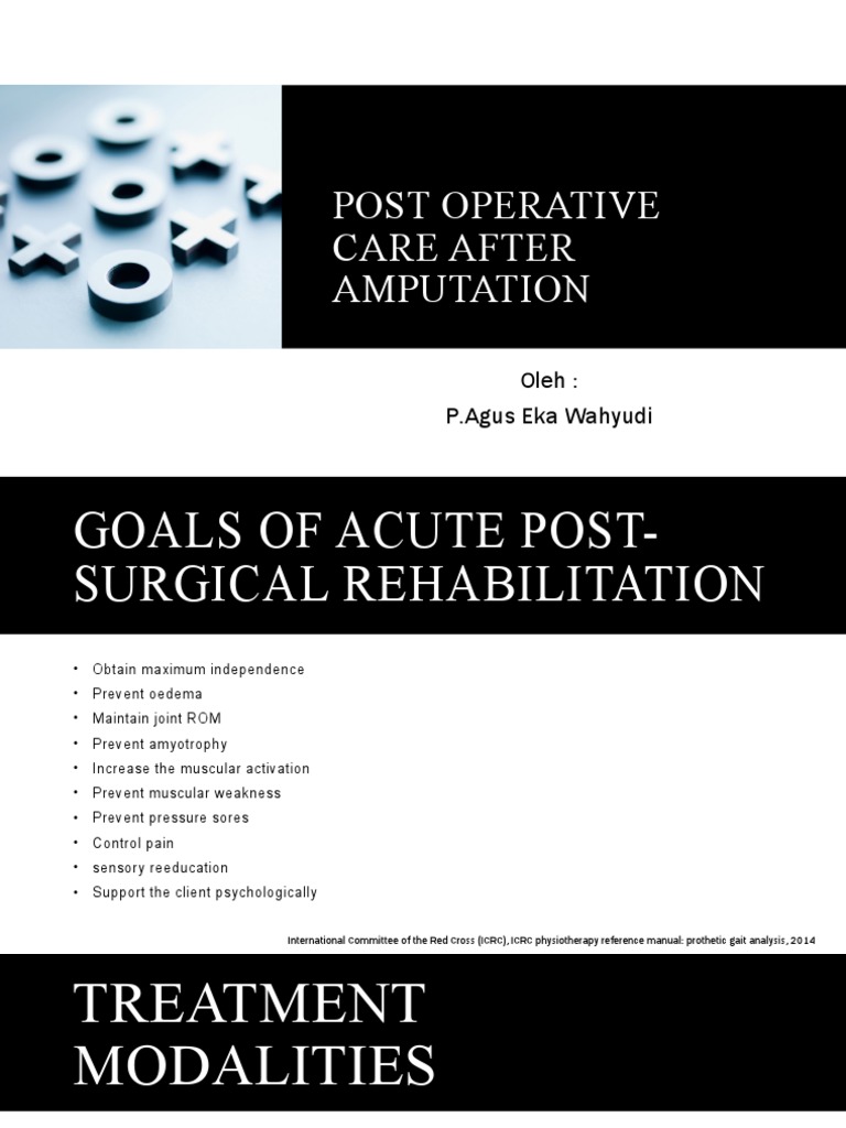 Post Operative Care After Amputation | PDF