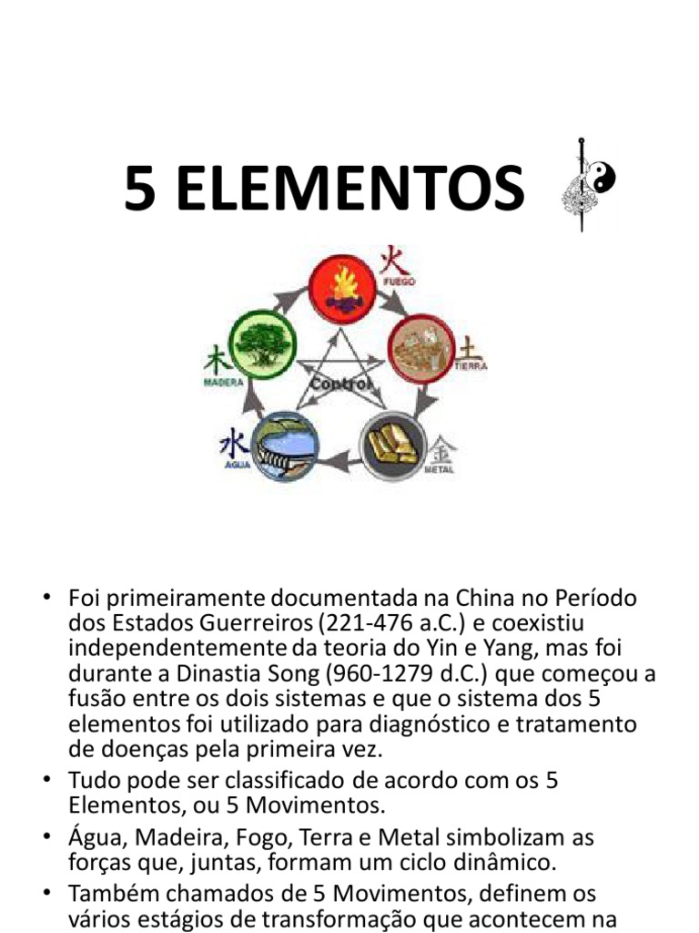 5 Elementos I | PDF | Yin e Yang | Fígado