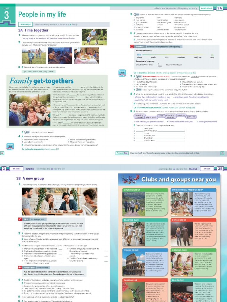 Personal Best A2 - Unit 3 | PDF