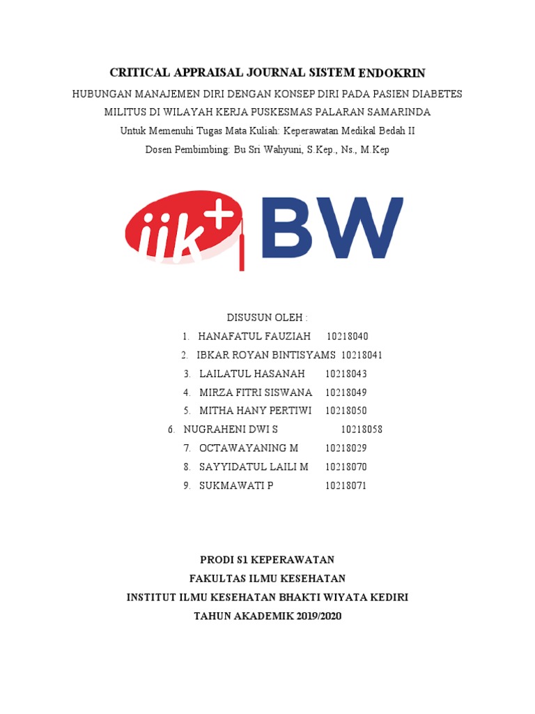 Kelompok 1 (CRITICAL APRAISAL) Yes | PDF