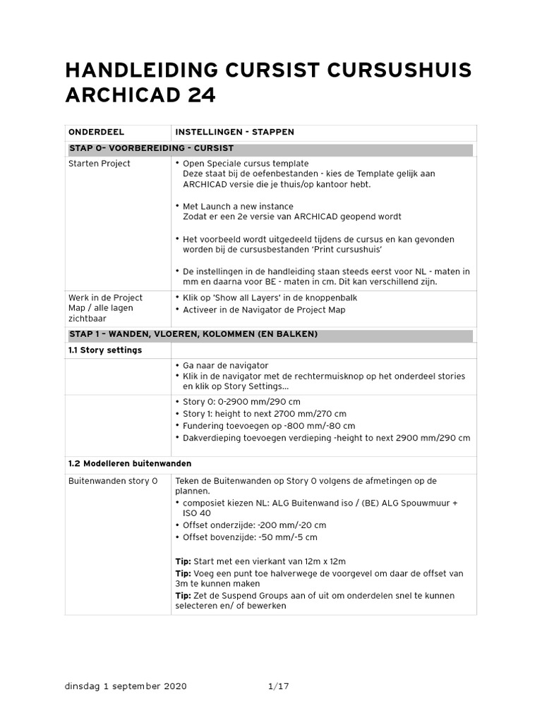 AC24 - Cursushuis - Handleiding Cursist | PDF