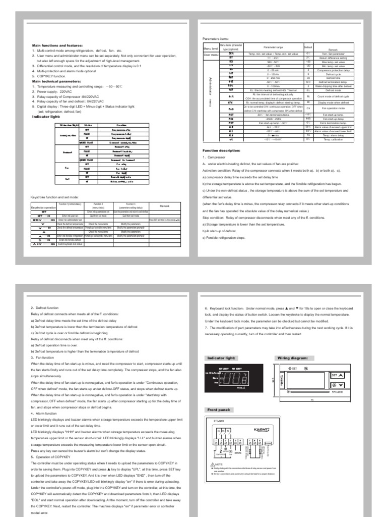 Manual STC 9200 | PDF | Computer Keyboard | Menu (Computing)