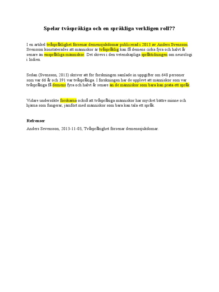 Referat Övning Final | PDF