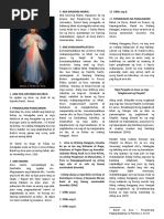 Divine Mercy Chaplet Tagalog | PDF