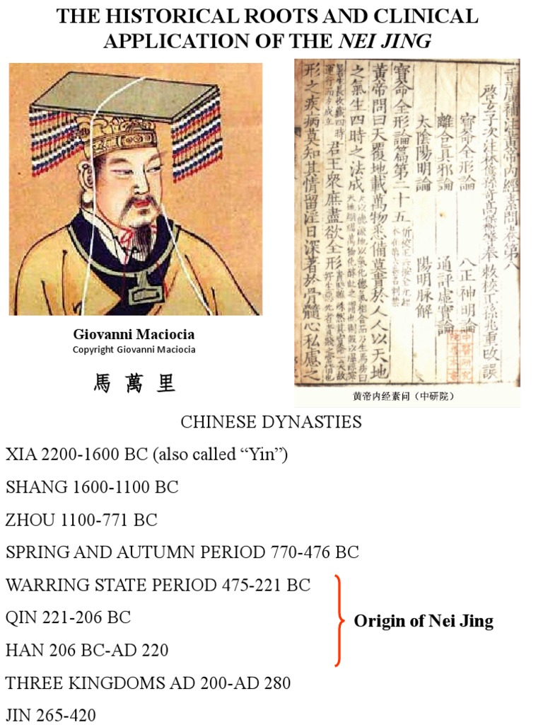 Clinical Application of The Nei Jing Lf2try | PDF | Confucianism ...