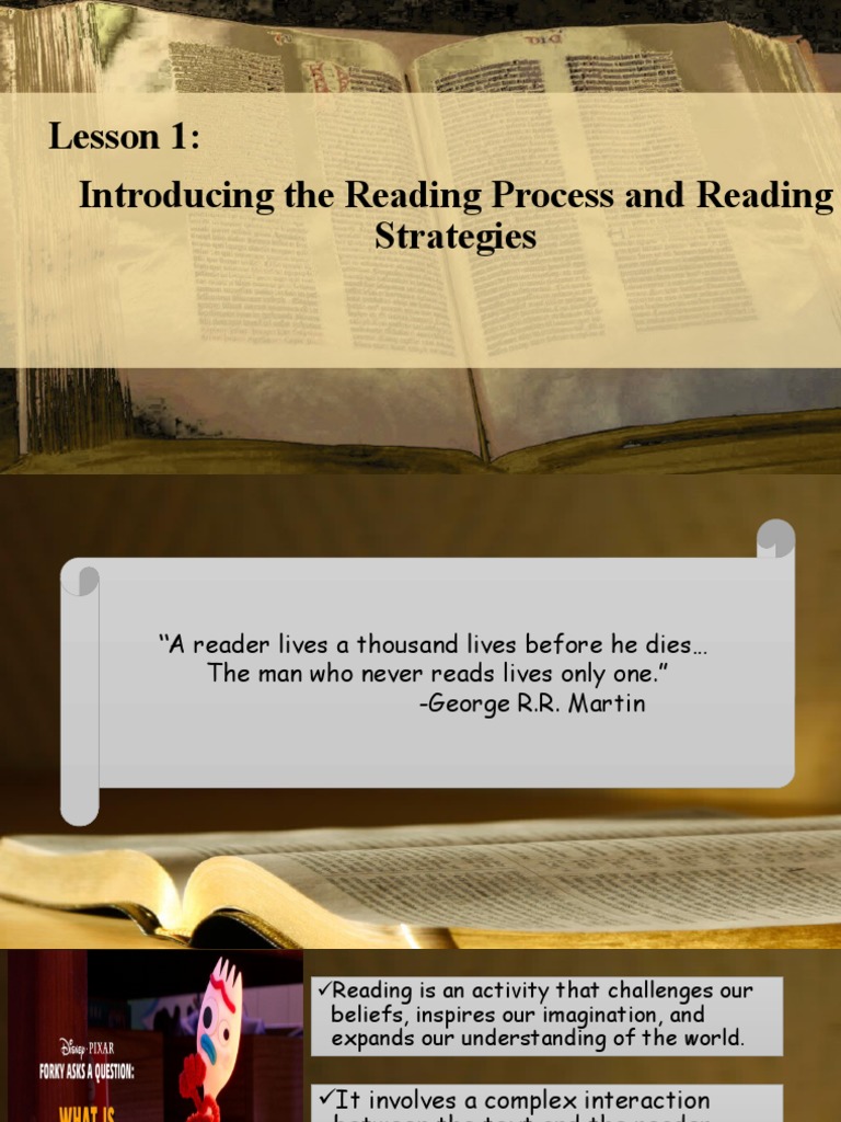 Introducing The Reading Process and Reading Strategies | PDF ...