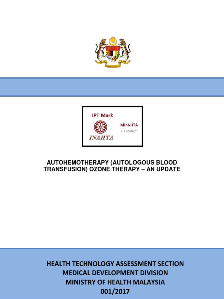 TR-AUTOHEMOTHERAPY AUTOLOGOUS BLOOD TRANSFUSION OZONE THERAPY Â AN ...