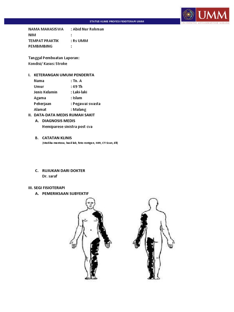 Status Klinis Profesi Fix | PDF