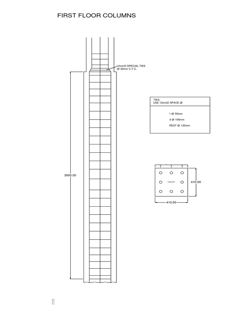 First Floor Column | PDF