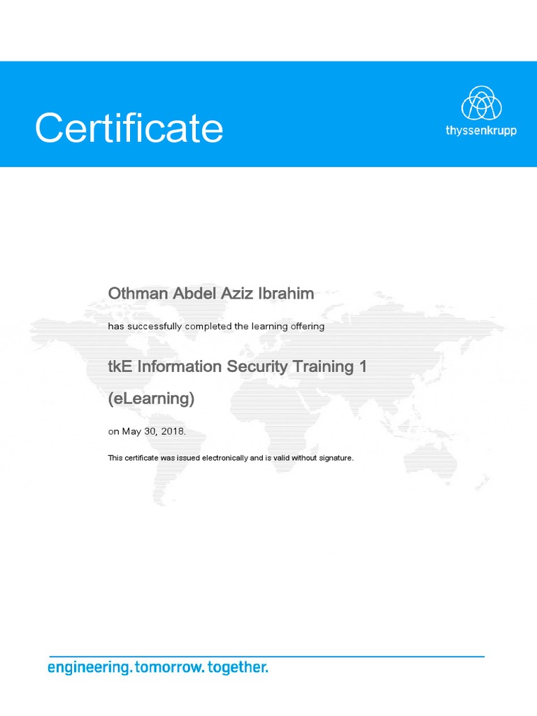 Information Security Training 1 | PDF | Computers