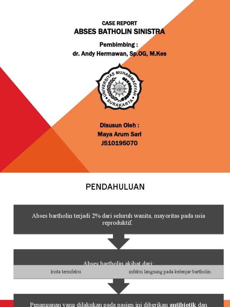 Penanganan Abses Bartholin Sinistra | PDF