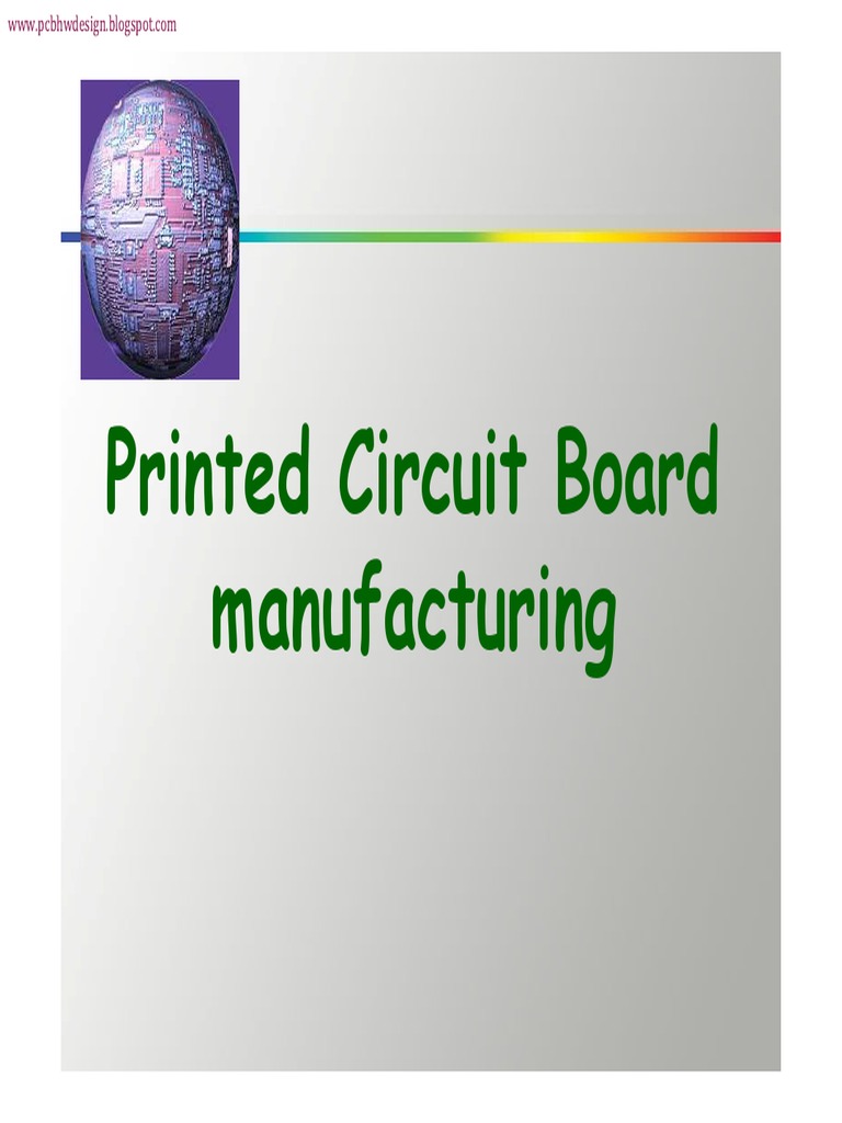 04.pcb-Manufacturing (4.21 MB) | PDF | Printed Circuit Board ...