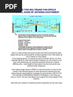 Simple Dipole For 2m Band v11 | PDF | Coaxial Cable | Antenna (Radio)