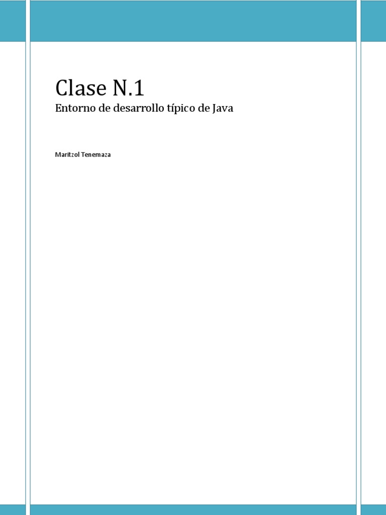 Clase1 - Programación II | PDF | Java (lenguaje de programación) | Constructor (Programación ...