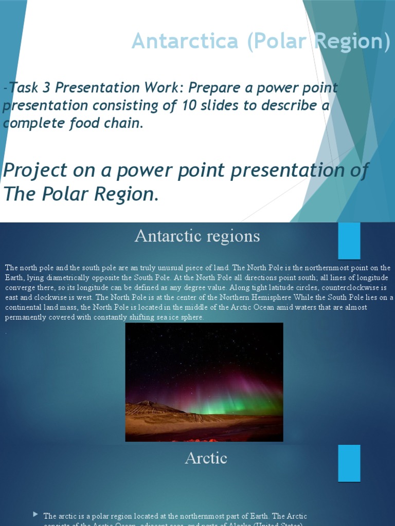 Polar Region Food Chains | PDF | Arctic | Nature
