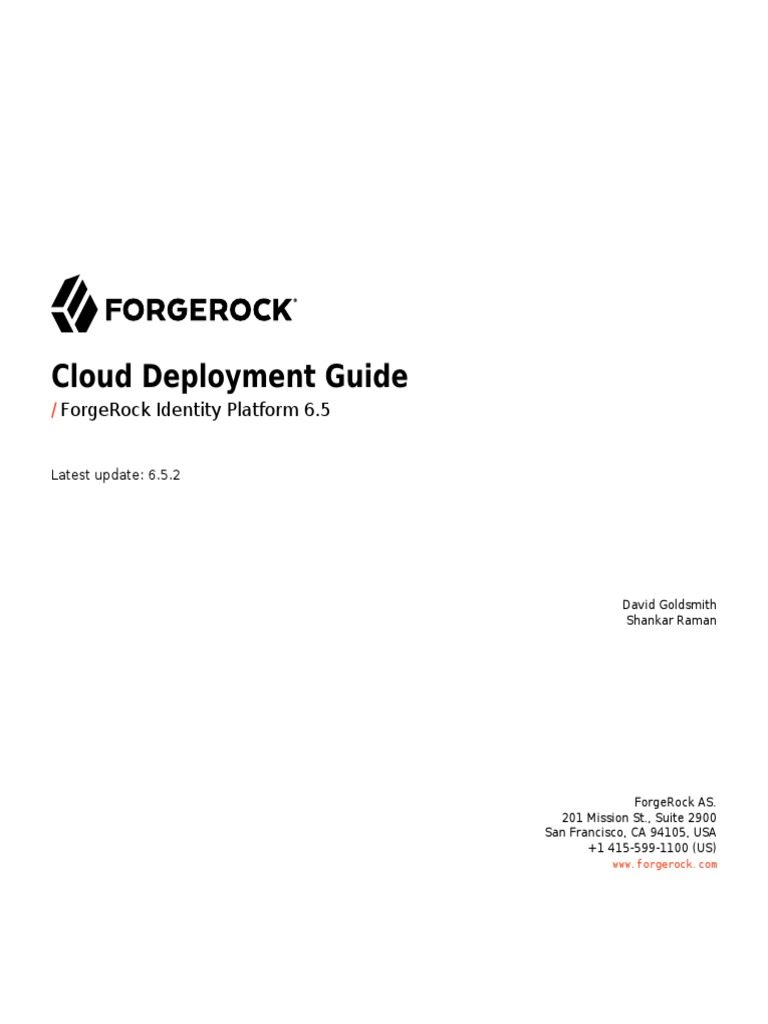 ForgeOps 6.5 Cloud Deployment Guide | PDF | Typefaces | Cloud Computing