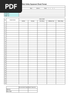 Daily ESD Audit Checklist | PDF | Power (Physics) | Electronic Engineering