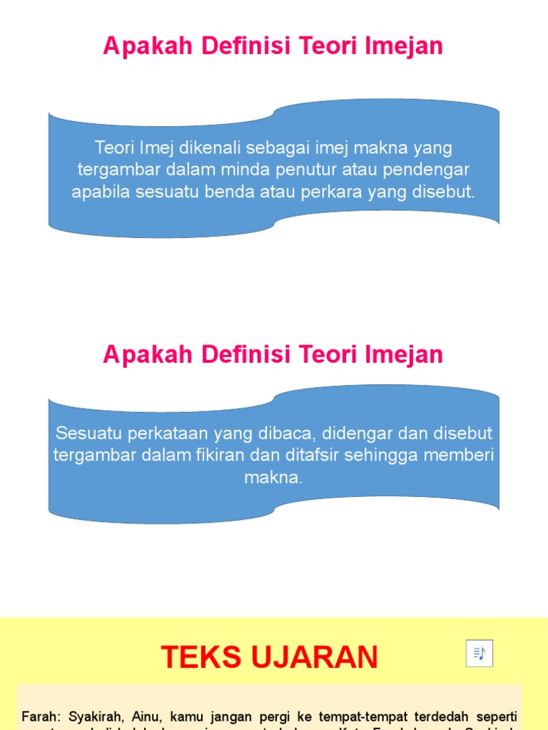 Definisi Teori Imejan | PDF