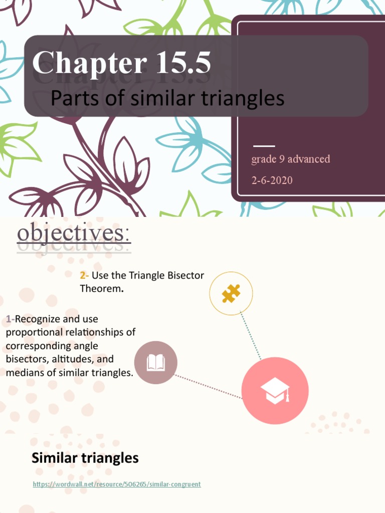 Parts of Similar Triangles Guide | PDF | Triangle | Euclid