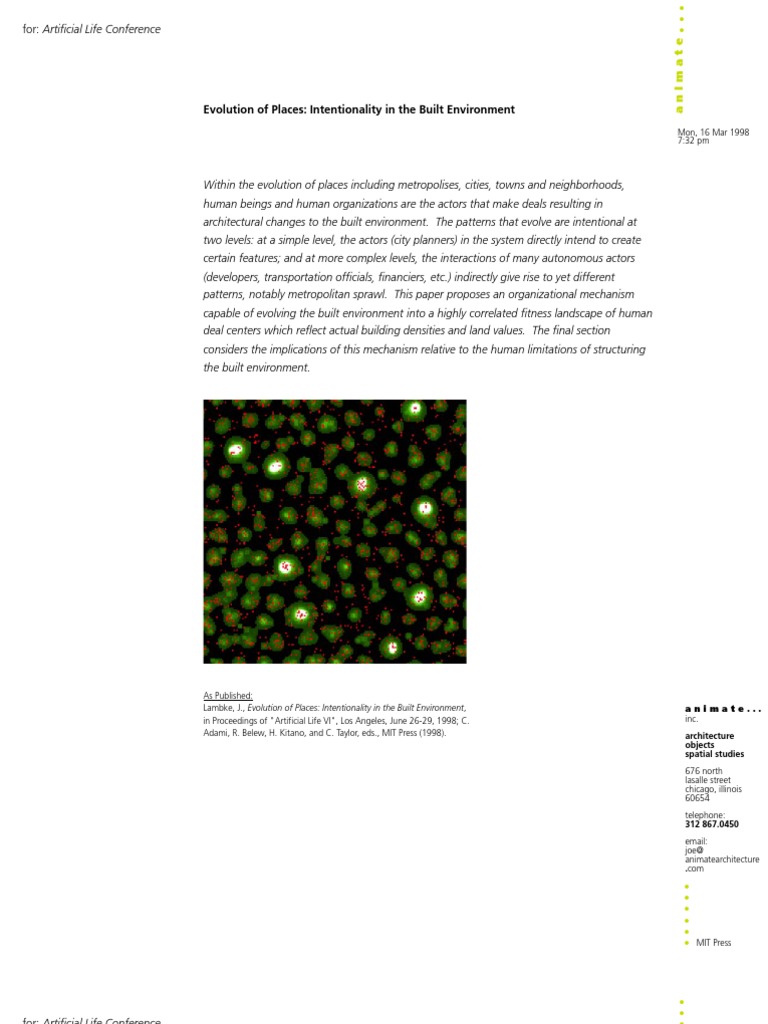 Evolution of Places | PDF | Evolution | Landscape