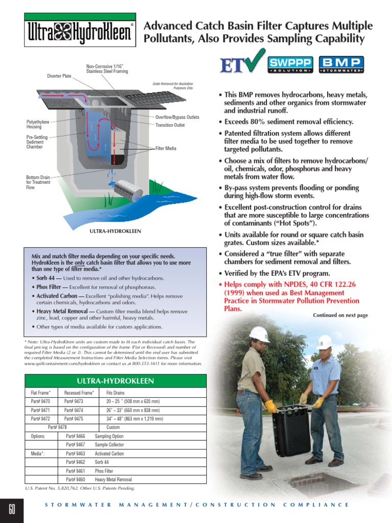 HydroKleen Grate Lifter | PDF | Storm Drain | Filtration