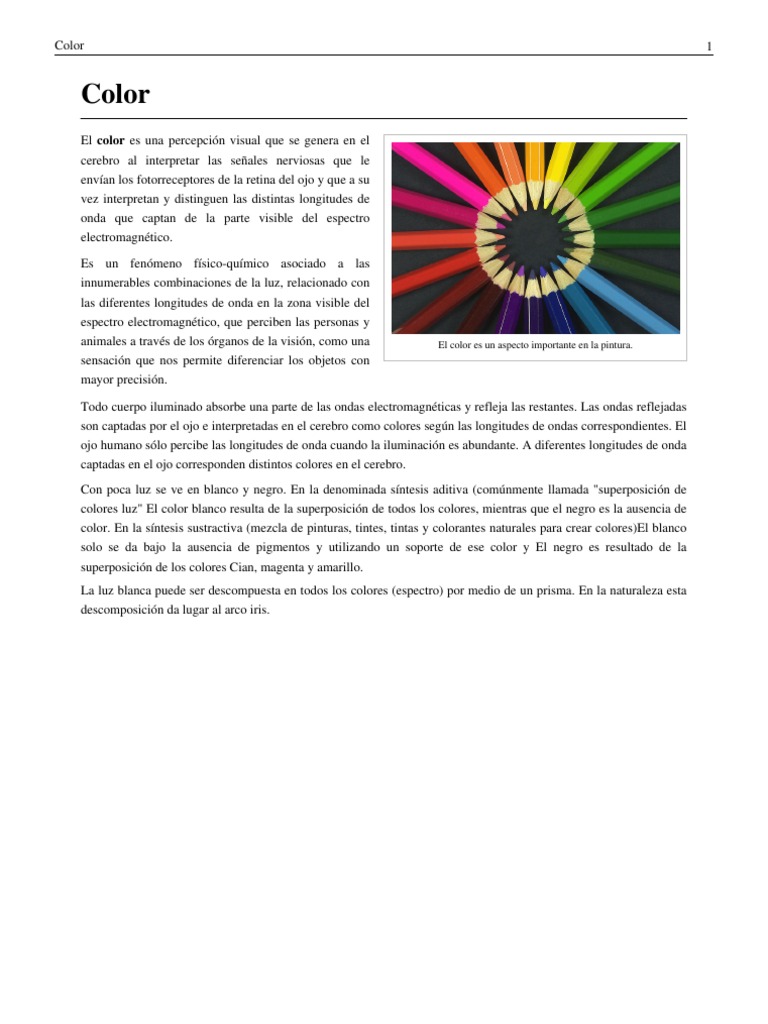 Teoría Del Color | Descargar gratis PDF | Color | Cian
