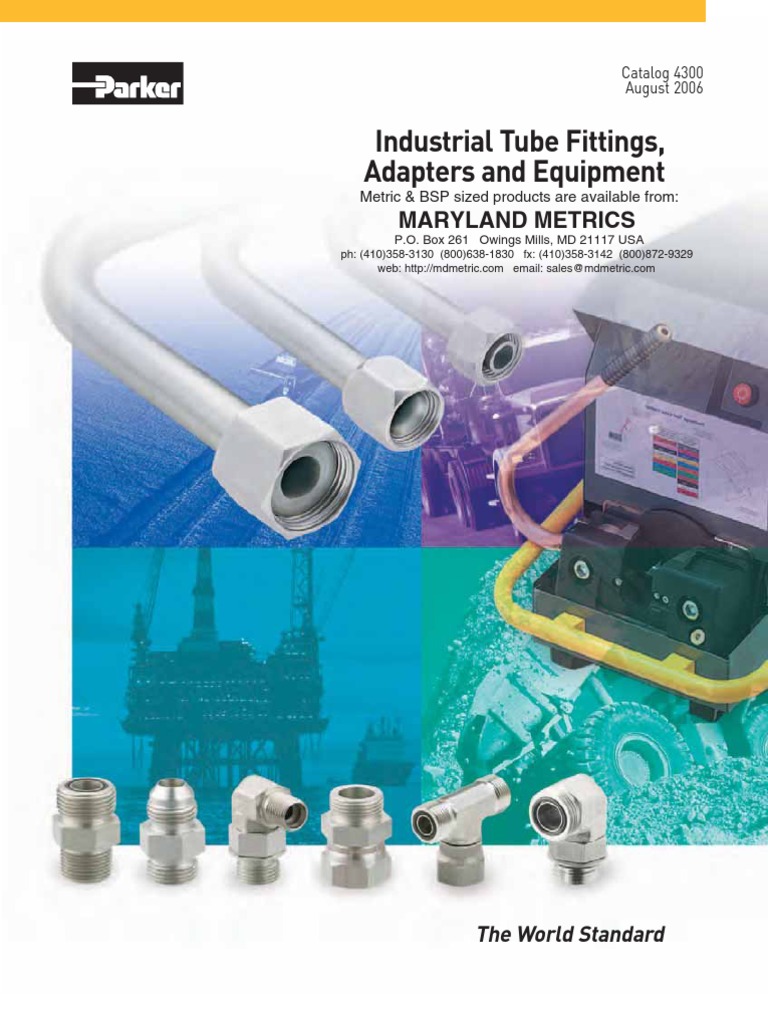 Parker Catalog 4300 - Industrial Tube Fitting, Adapters & Equipment ...
