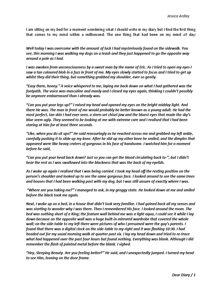 Dear Diary | PDF
