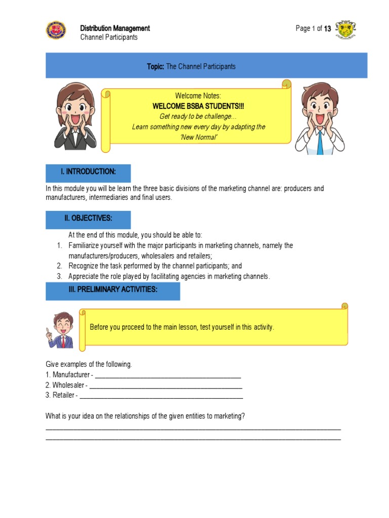 Distribution Management Module 2 | PDF | Retail | Sales