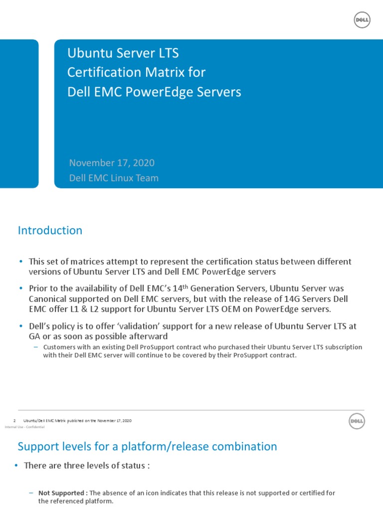 Ubuntu LTS Support Matrix | PDF | Classes Of Computers | Computer Architecture