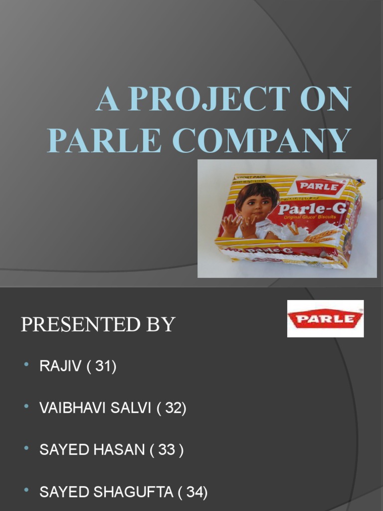 A Project On Parle Company | PDF | Brand | Economies