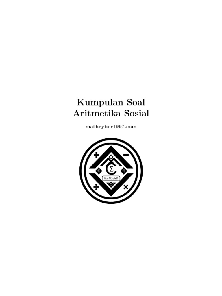 Aritmetika Sosial Pdf Pengelolaan Keuangan Uang