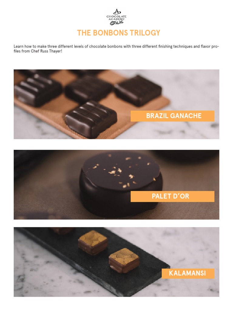 The Bonbons Trilogy | PDF | Chocolate | Butter