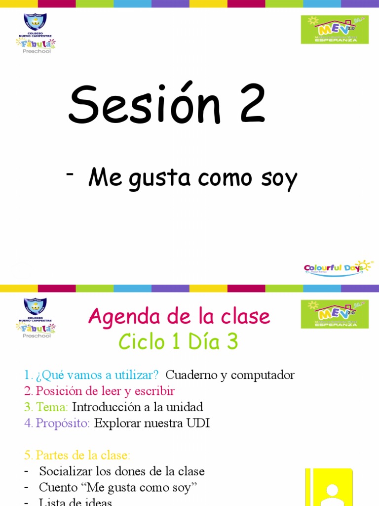 Sesión 2- Me gusta como soy | PDF