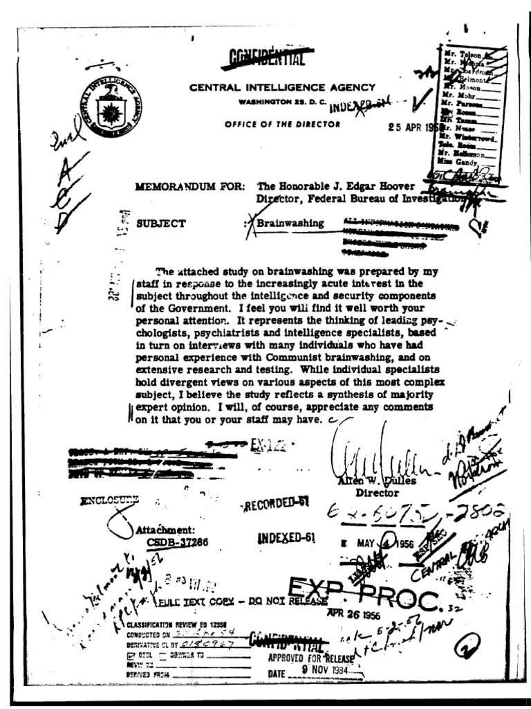 1960 CIA Report On Brainwashing and Psychological Torture in The Soviet ...