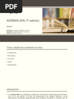 Normas APA 7: Notas y Tablas | PDF