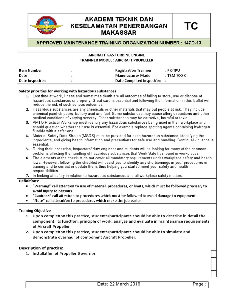 Installation Propeller Governor 18 | PDF | Machines | Mechanical ...