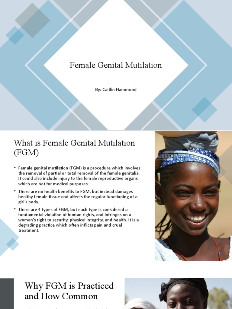 FGM Awareness Powerpoint | PDF | Female Genital Mutilation | Human ...