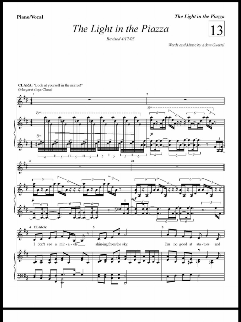 The Light in The Piazza | PDF