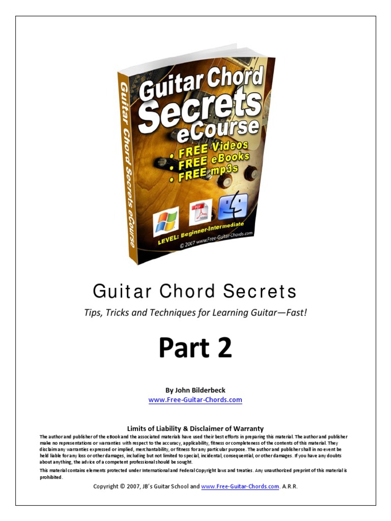 Part 2: Guitar Chord Secrets | PDF | Scale (Music) | Guitars