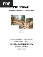 Contoh Proposal Pengajuan Rumah Tidak Layak Huni | PDF