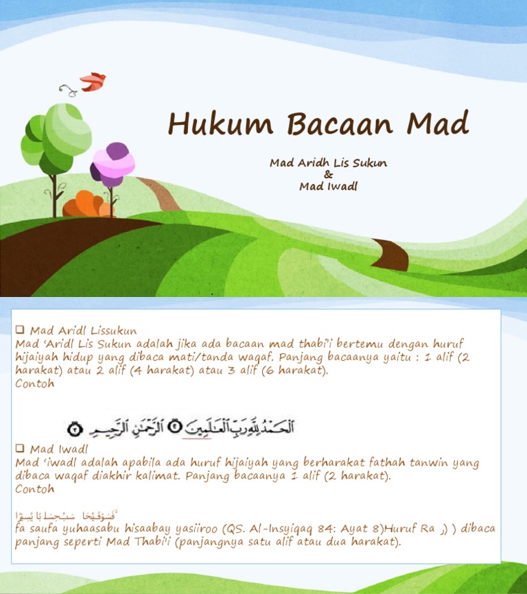 Hukum - Bacaan - Mad Part 3 Aridh Iwadh | PDF