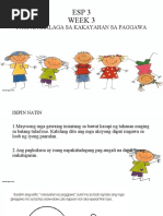 Grade 3 Esp Unit 2 Aralin 5 7 | PDF