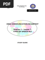 Module 6 Communication For Various Purposes | PDF | Public Speaking ...