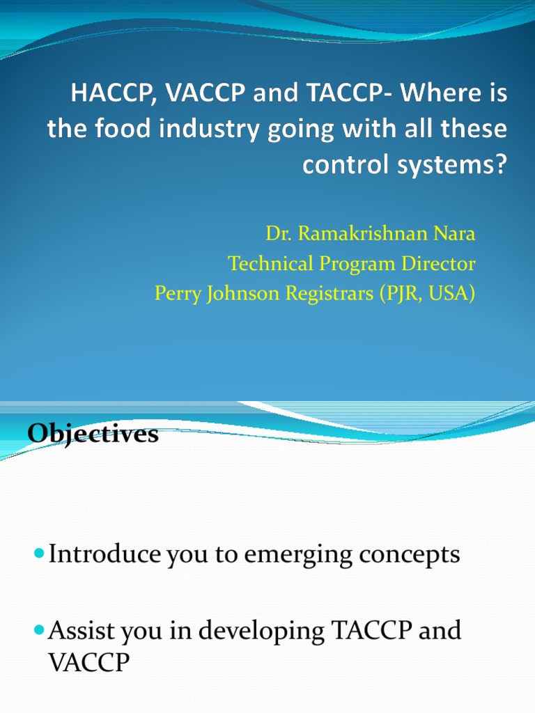 Dr. Ramakrishnan Nara Technical Program Director Perry Johnson ...